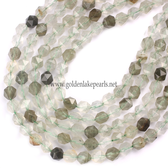 Green Rutilated Quartz New-Cut Nuggets