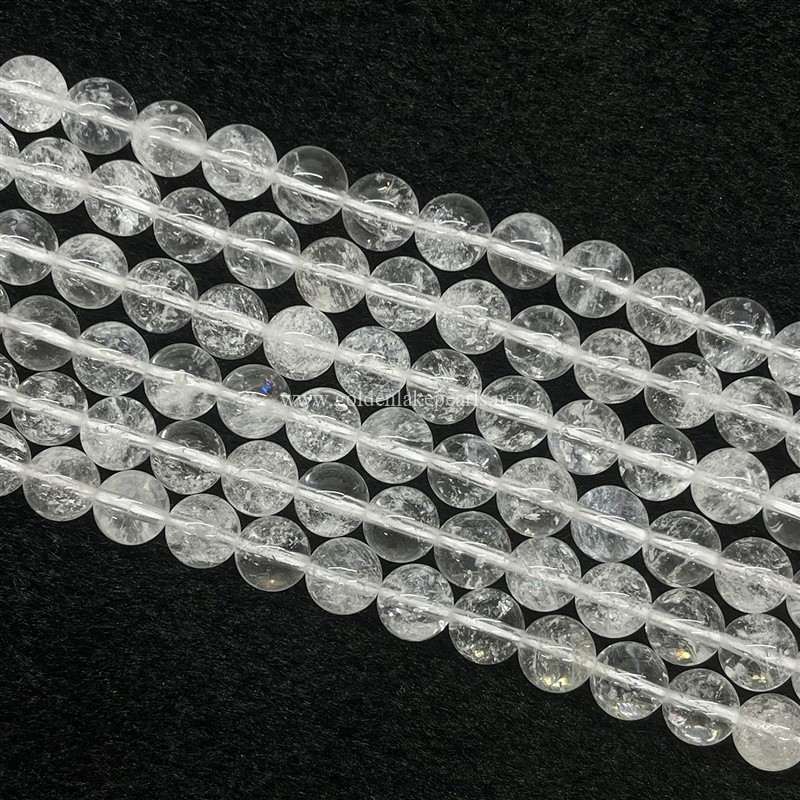 AB Grade Clear Quartz Plain Rounds